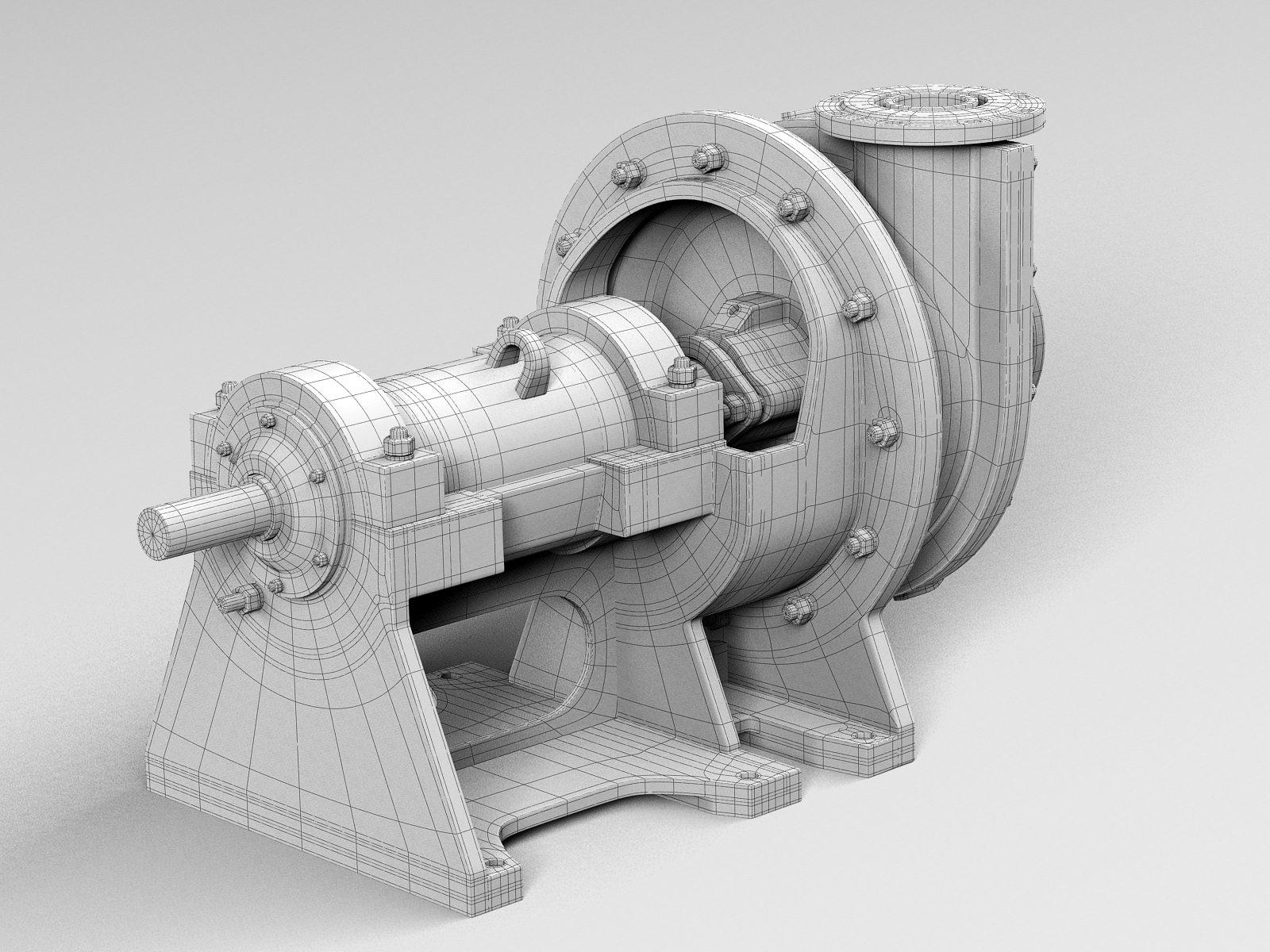 3d centrifugal pumps model
