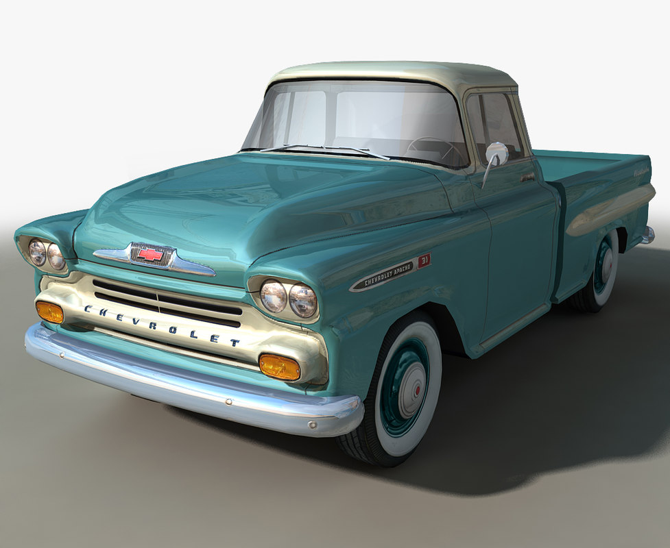 3D chevy apache - TurboSquid 1304751