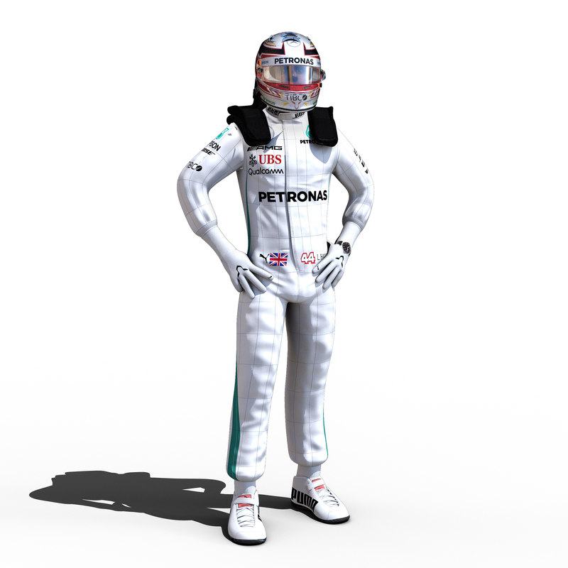 Lewis Hamilton 2018 Model 3D - TurboSquid 1336196