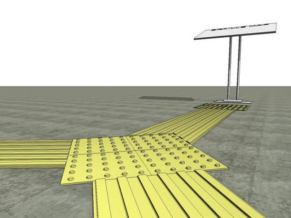 Building Revit Family Tactile Surface Braille
