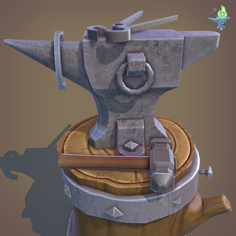 3D anvil blacksmith - TurboSquid 1346458