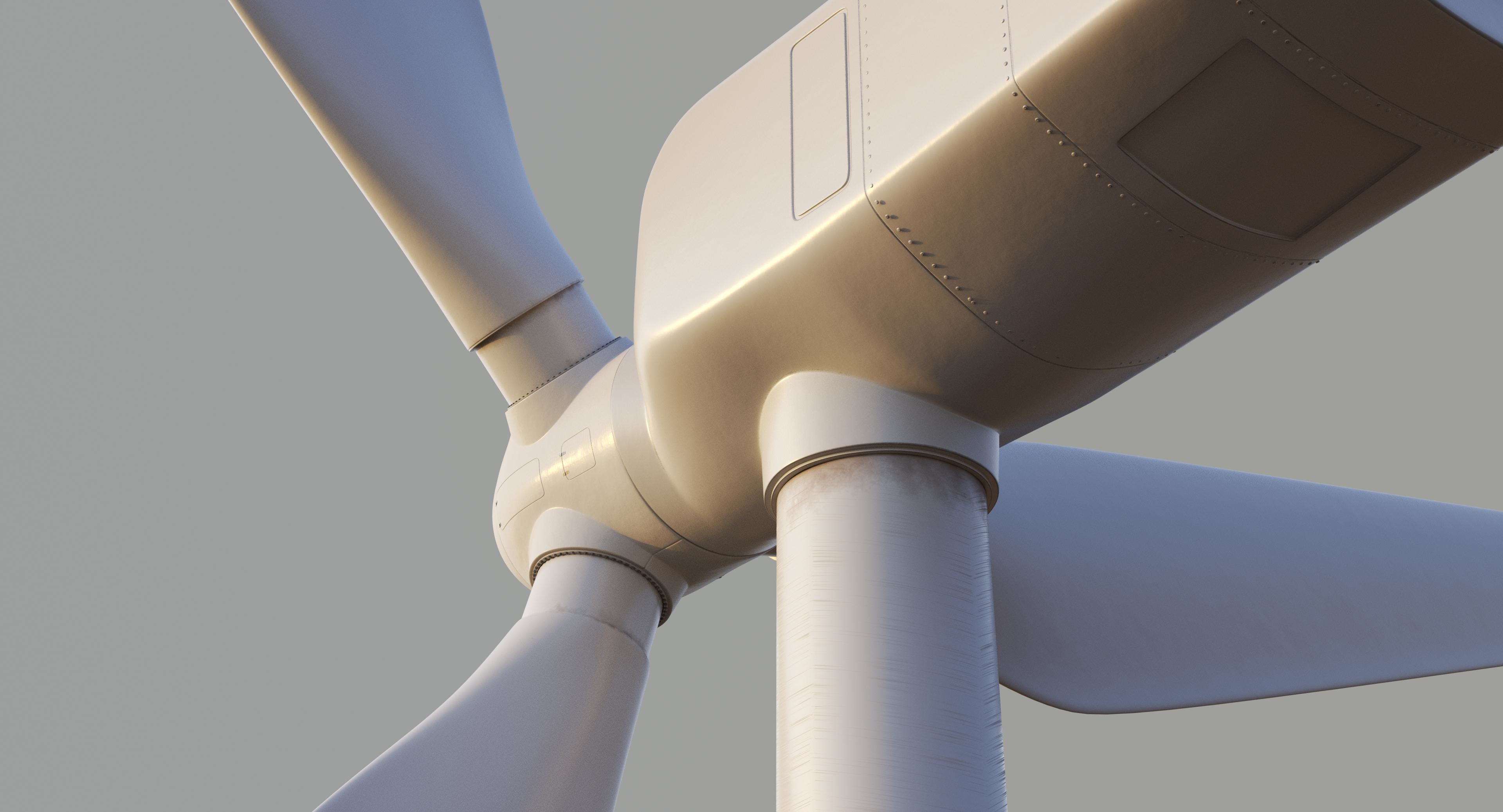 Generic wind turbine 3D model - TurboSquid 1346563