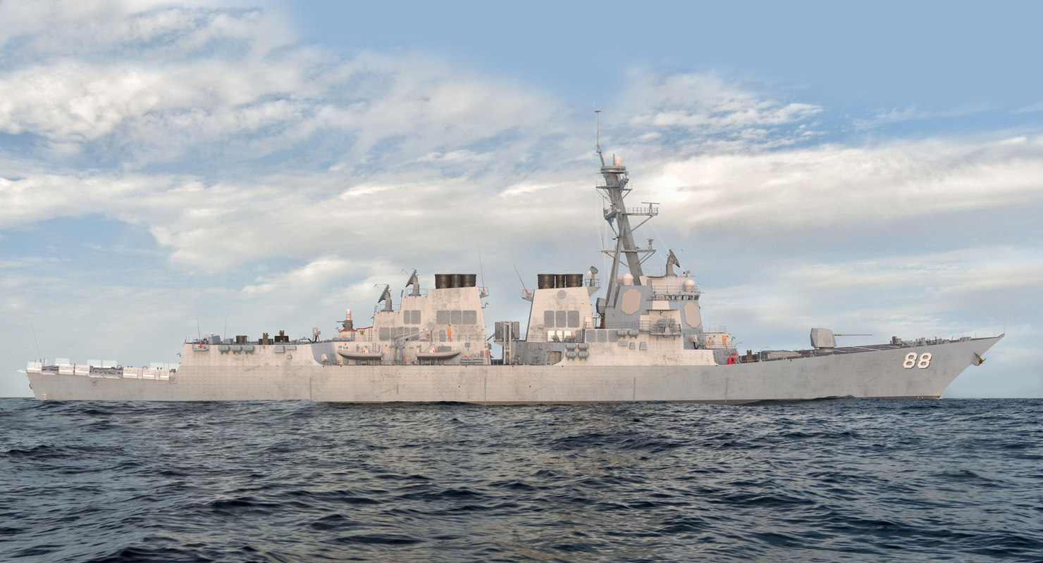 3D model uss preble ddg 88 - TurboSquid 1346648