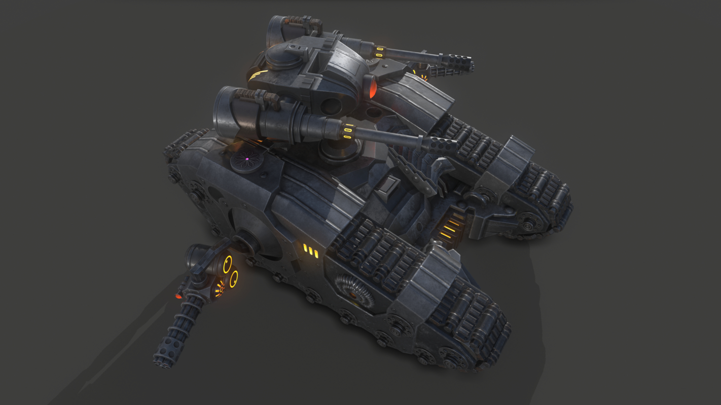 Sci fi tank 3D model - TurboSquid 1346867