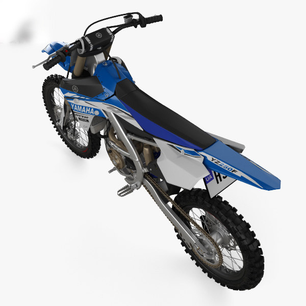 3D модель Yamaha YZ250F 2017 - TurboSquid 1346602