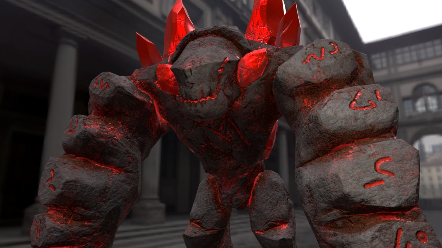 Elemental golems 3D model - TurboSquid 1346577