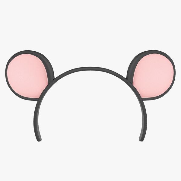 Mouse ears headband 3D model - TurboSquid 1346606