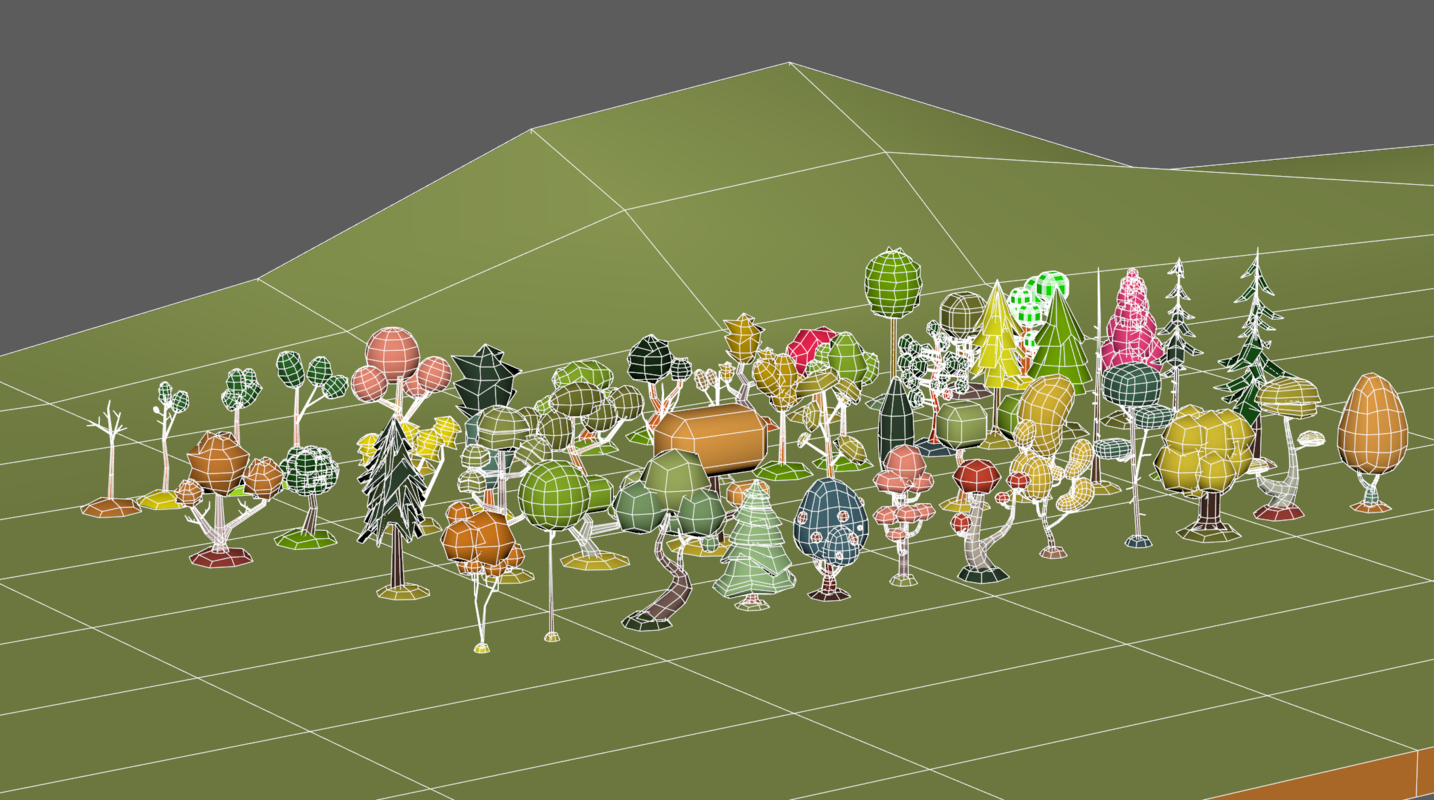 Tree pack 3D model - TurboSquid 1346680