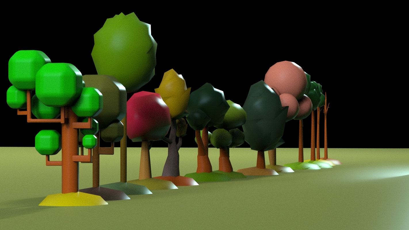 Tree pack 3D model - TurboSquid 1346680