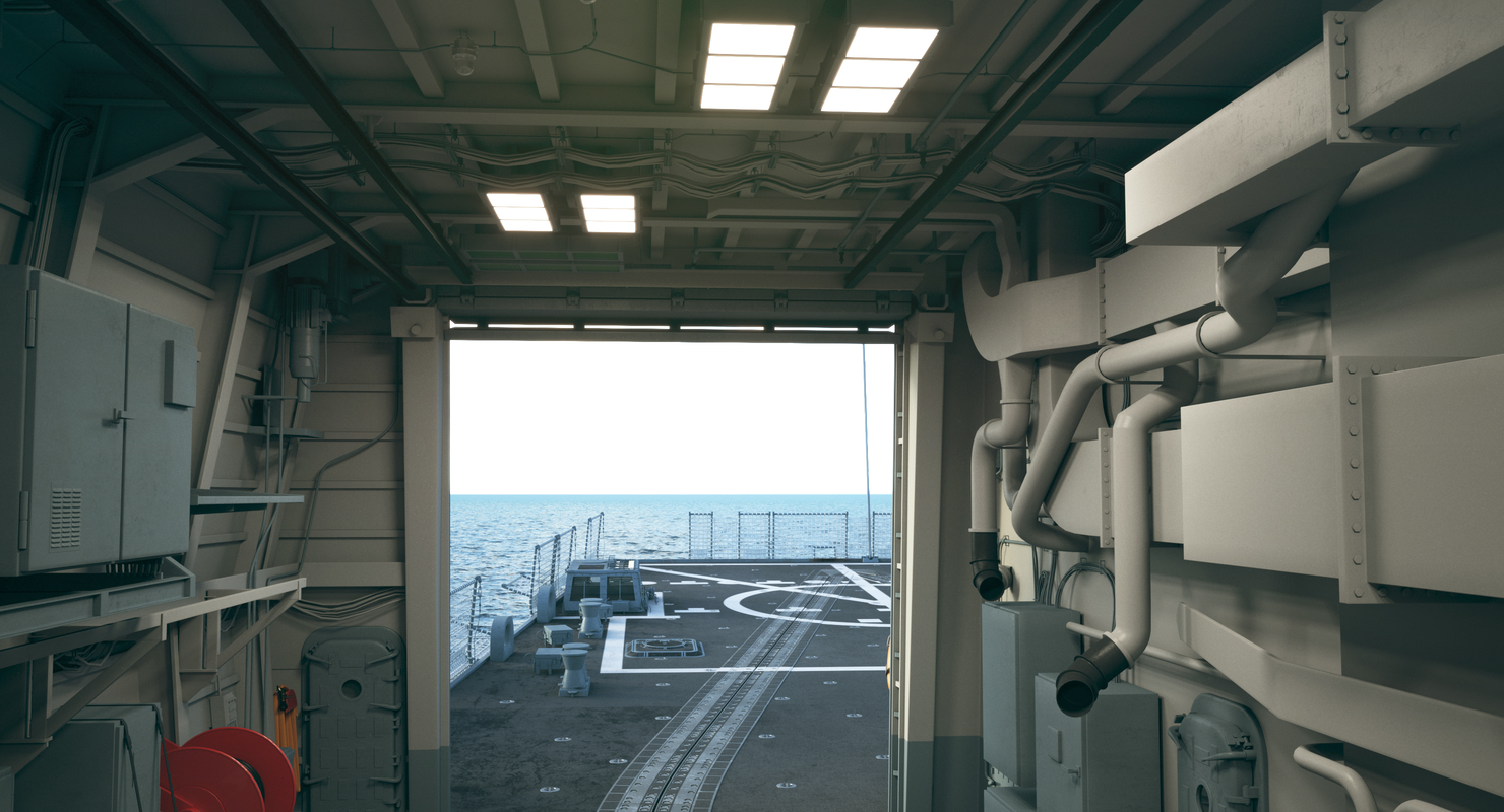 Uss shoup ddg 3D model - TurboSquid 1346693