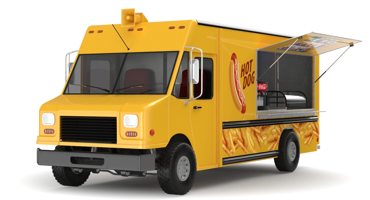 Food trucks 3D model - TurboSquid 1346726