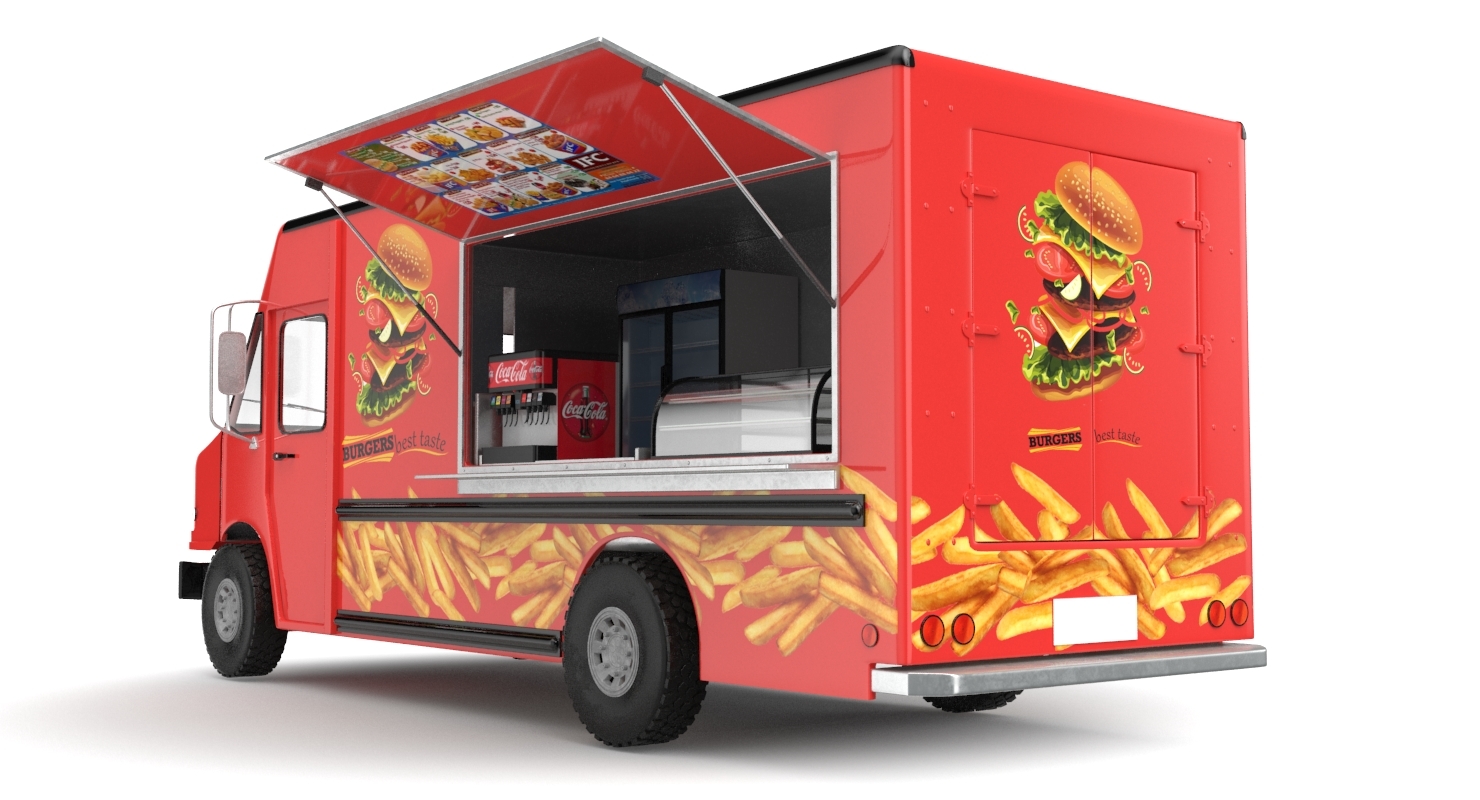 Food trucks 3D model - TurboSquid 1346726