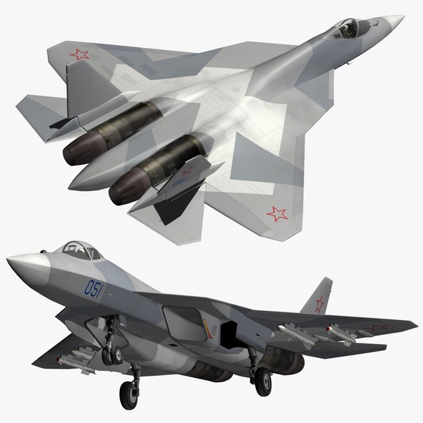 modelo 3d Sukhoi 57 PAK-FA - TurboSquid 1346858