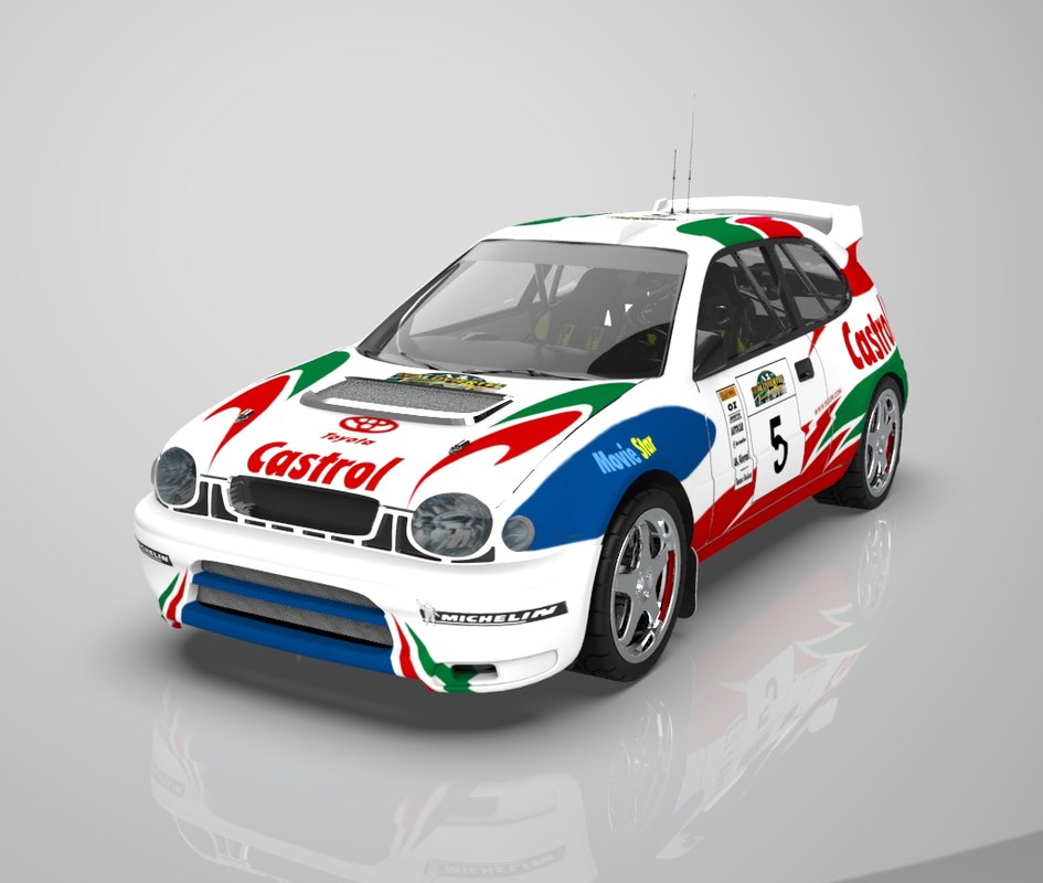 3D toyota corolla wrc - TurboSquid 1261007