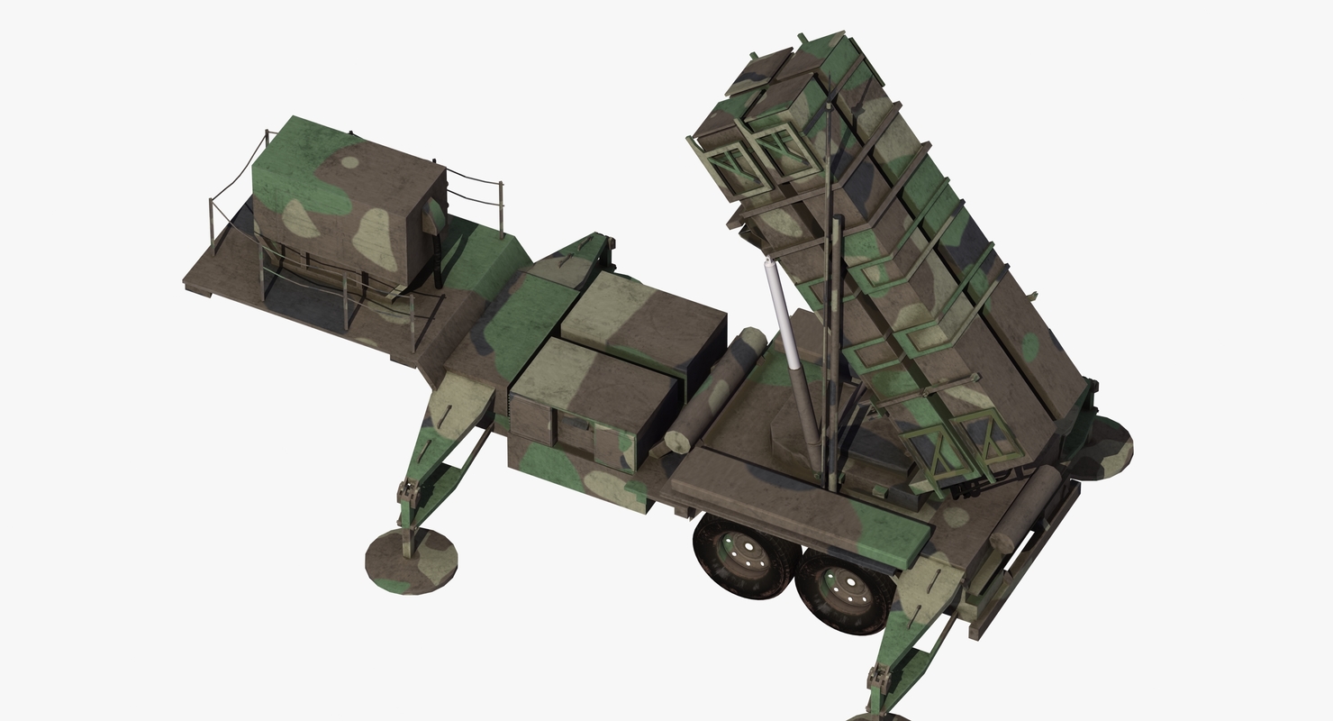 Patriot missile model - TurboSquid 1346980