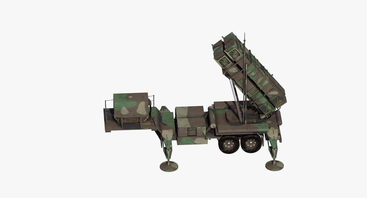 Patriot missile model - TurboSquid 1346980
