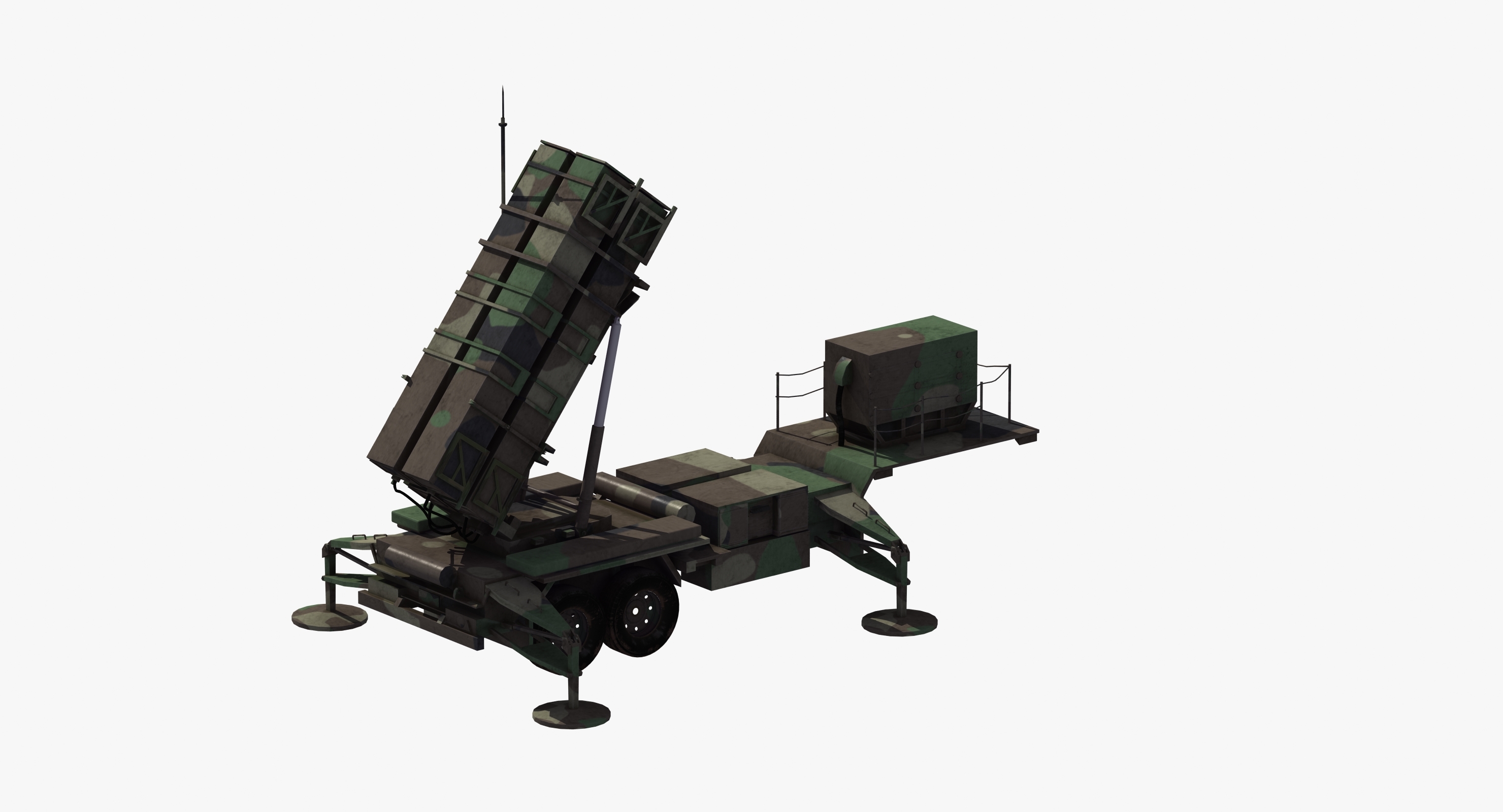 Patriot missile model - TurboSquid 1346980
