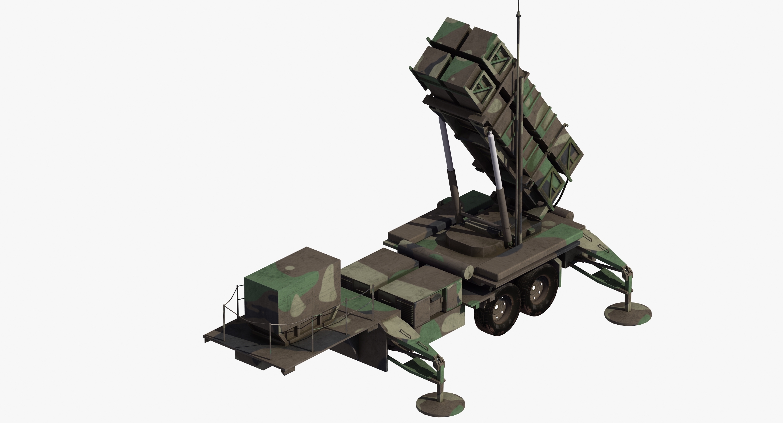 Patriot missile model - TurboSquid 1346980