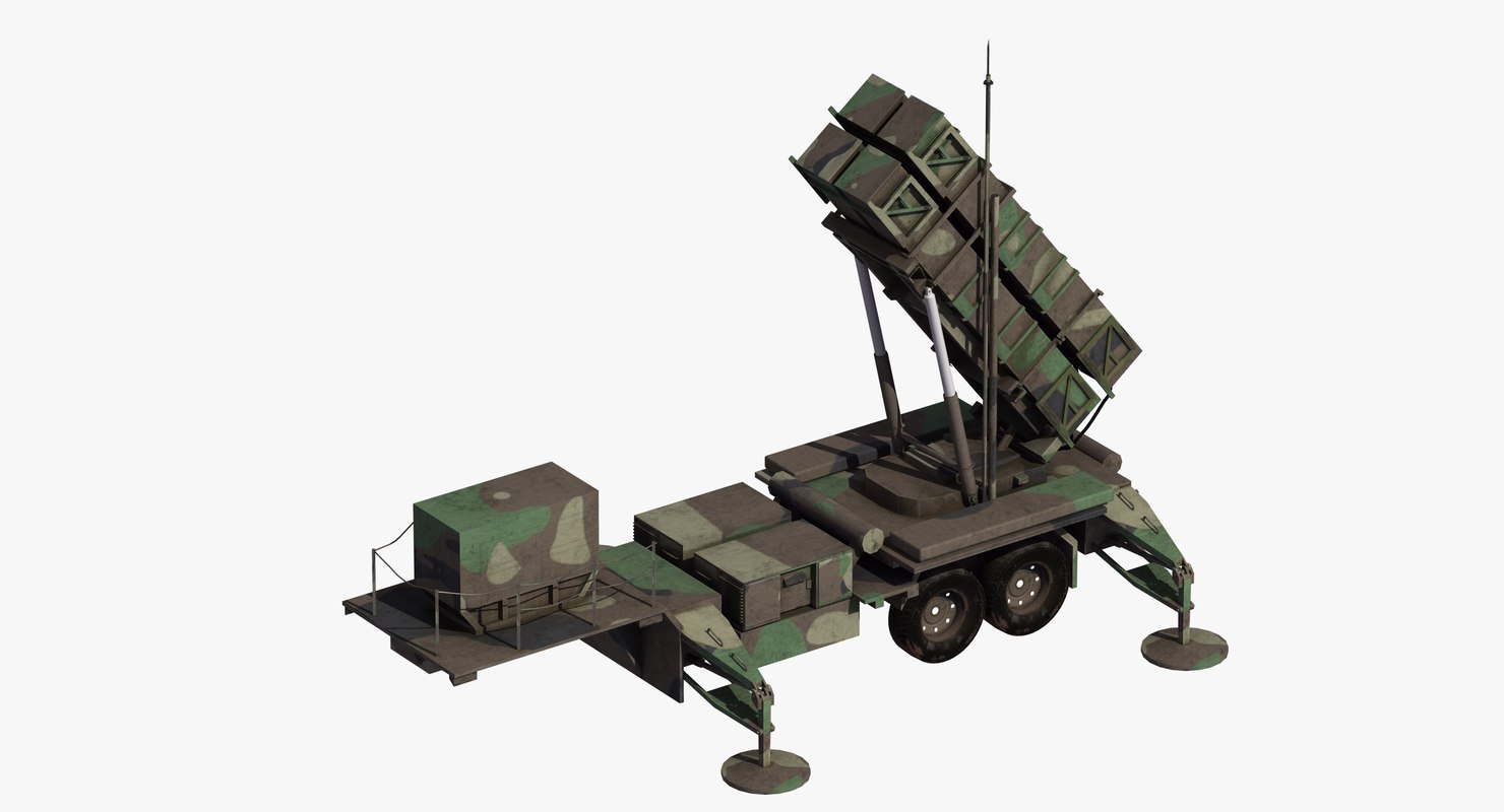 Patriot missile model - TurboSquid 1346980