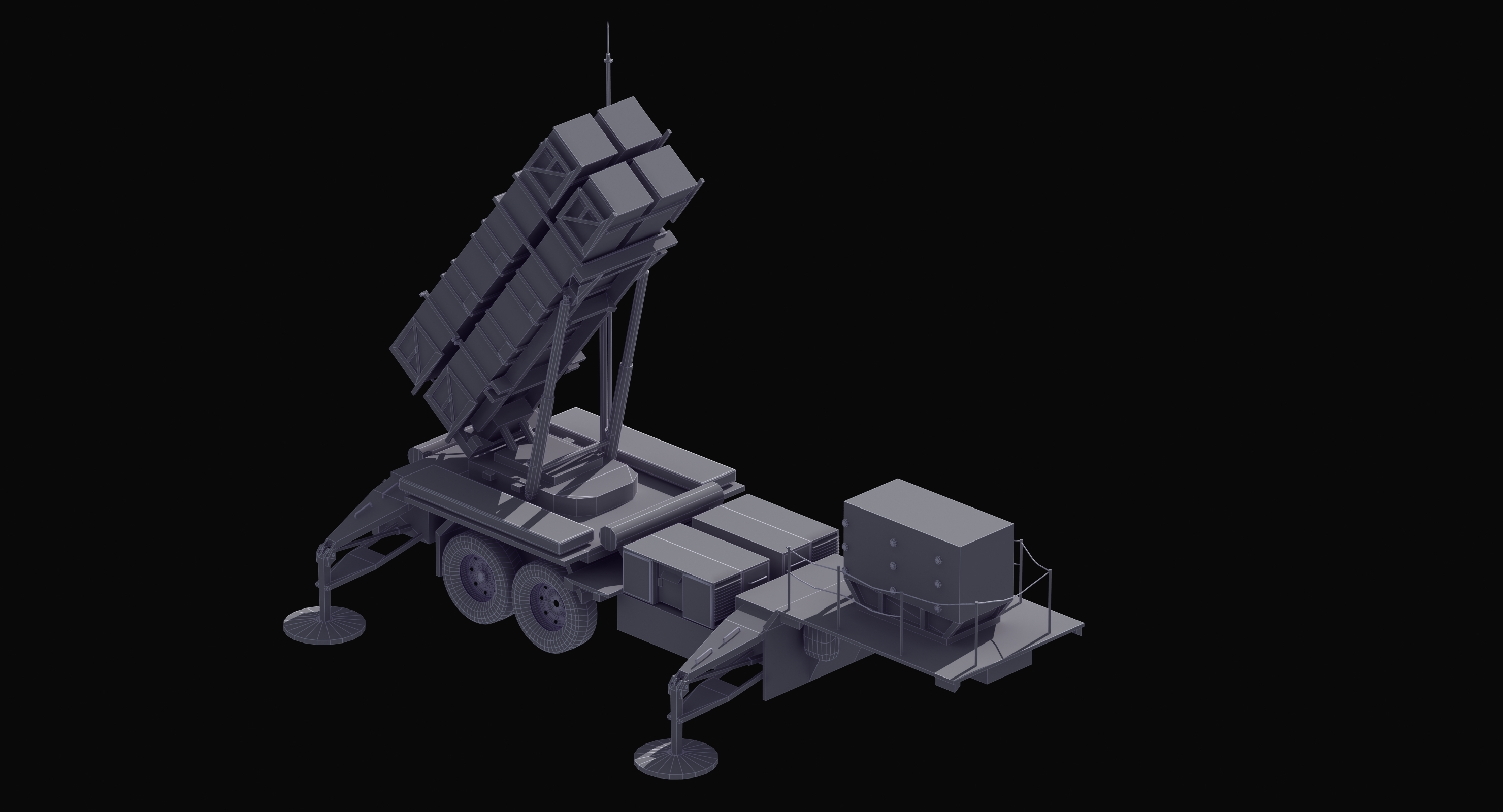 Patriot missile model - TurboSquid 1346980