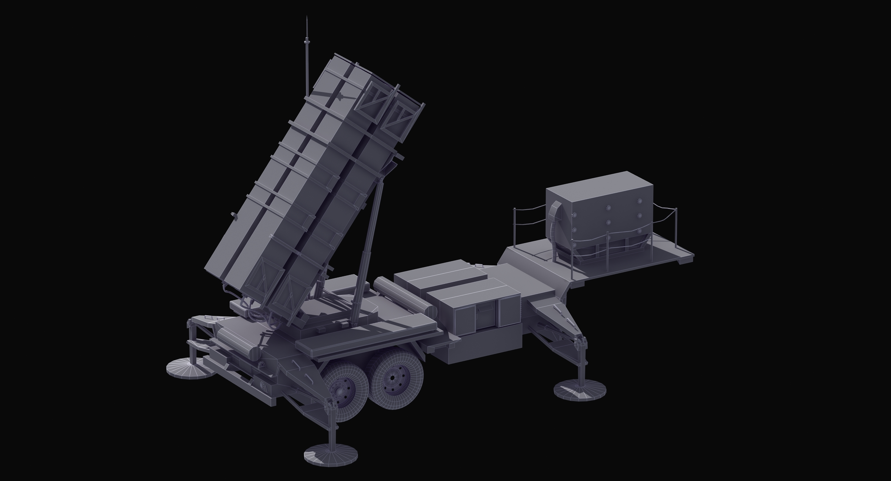 Patriot missile model - TurboSquid 1346980