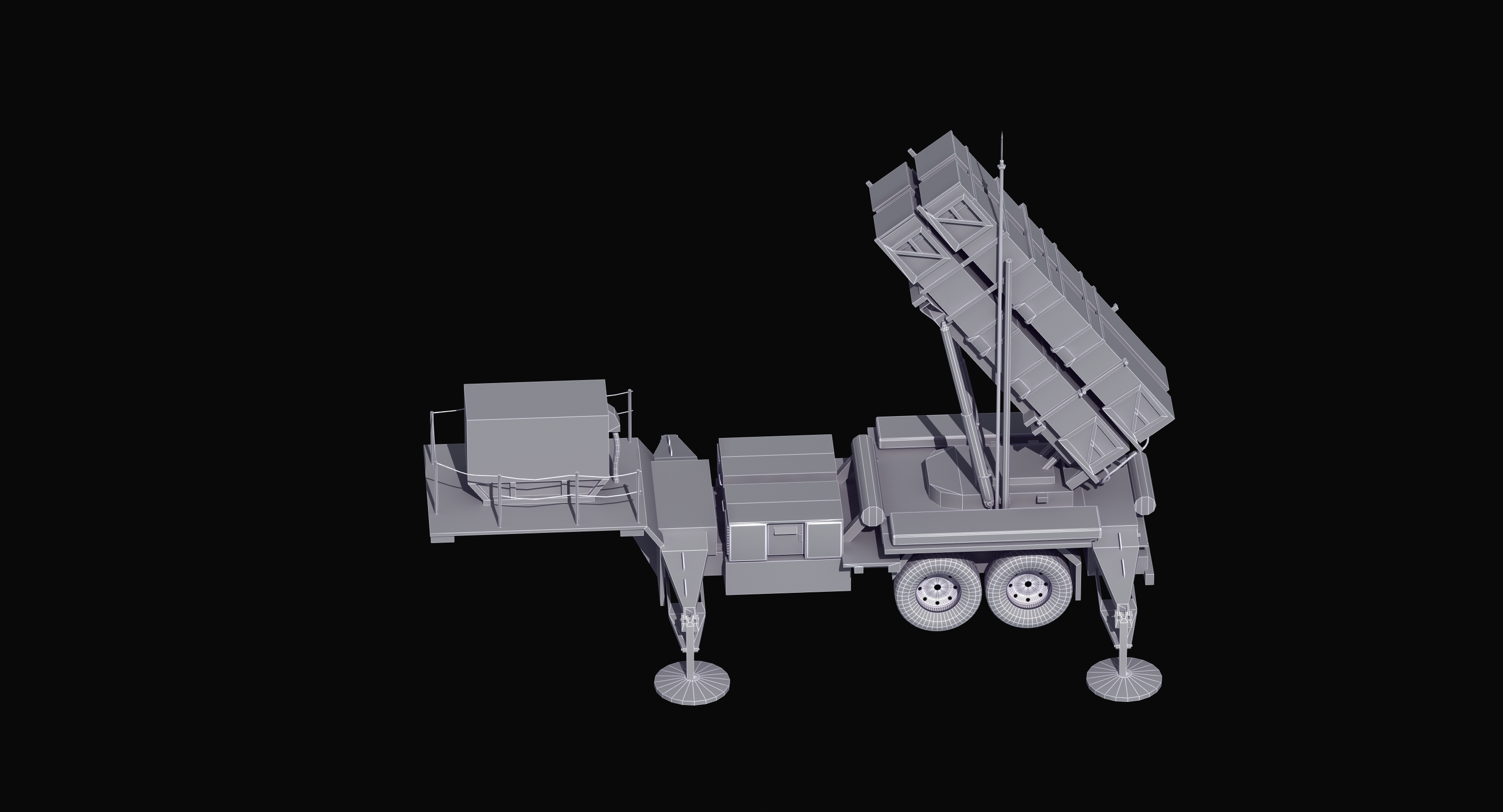 Patriot missile model - TurboSquid 1346980