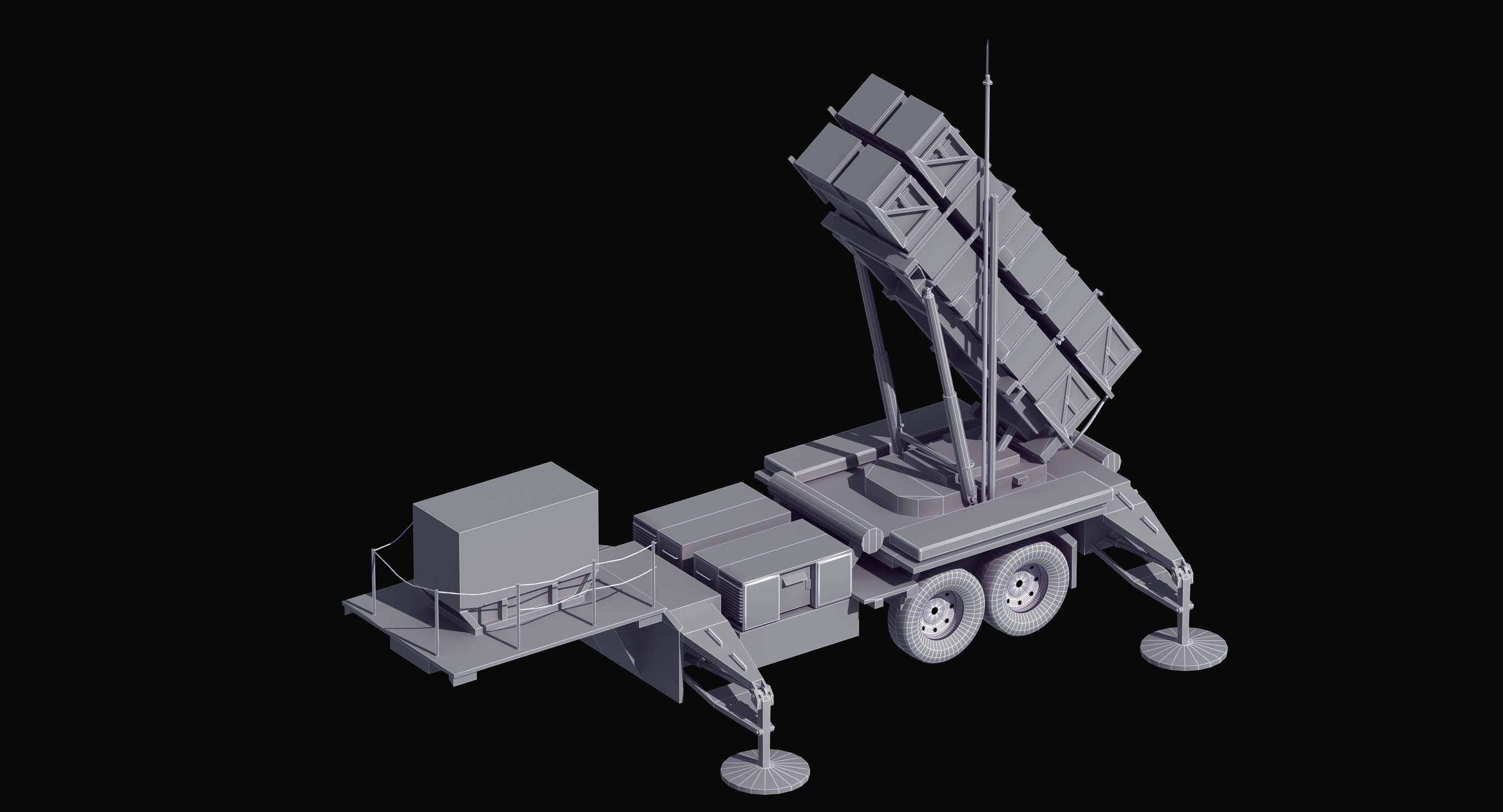 Patriot missile model - TurboSquid 1346980