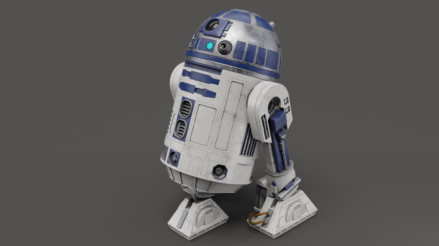 R2-d2 droid 3D model - TurboSquid 1346978