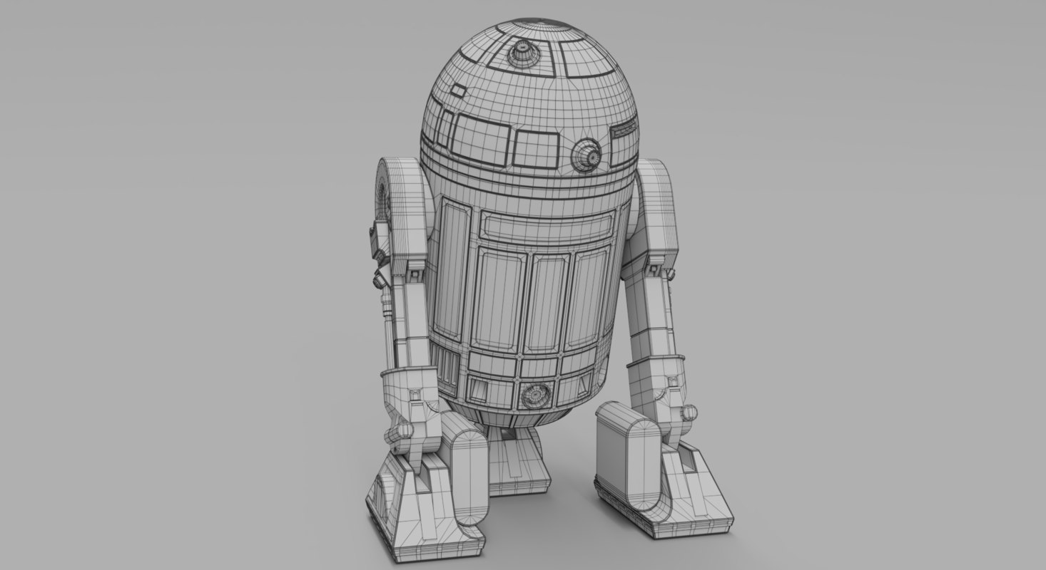 R2-d2 droid 3D model - TurboSquid 1346978
