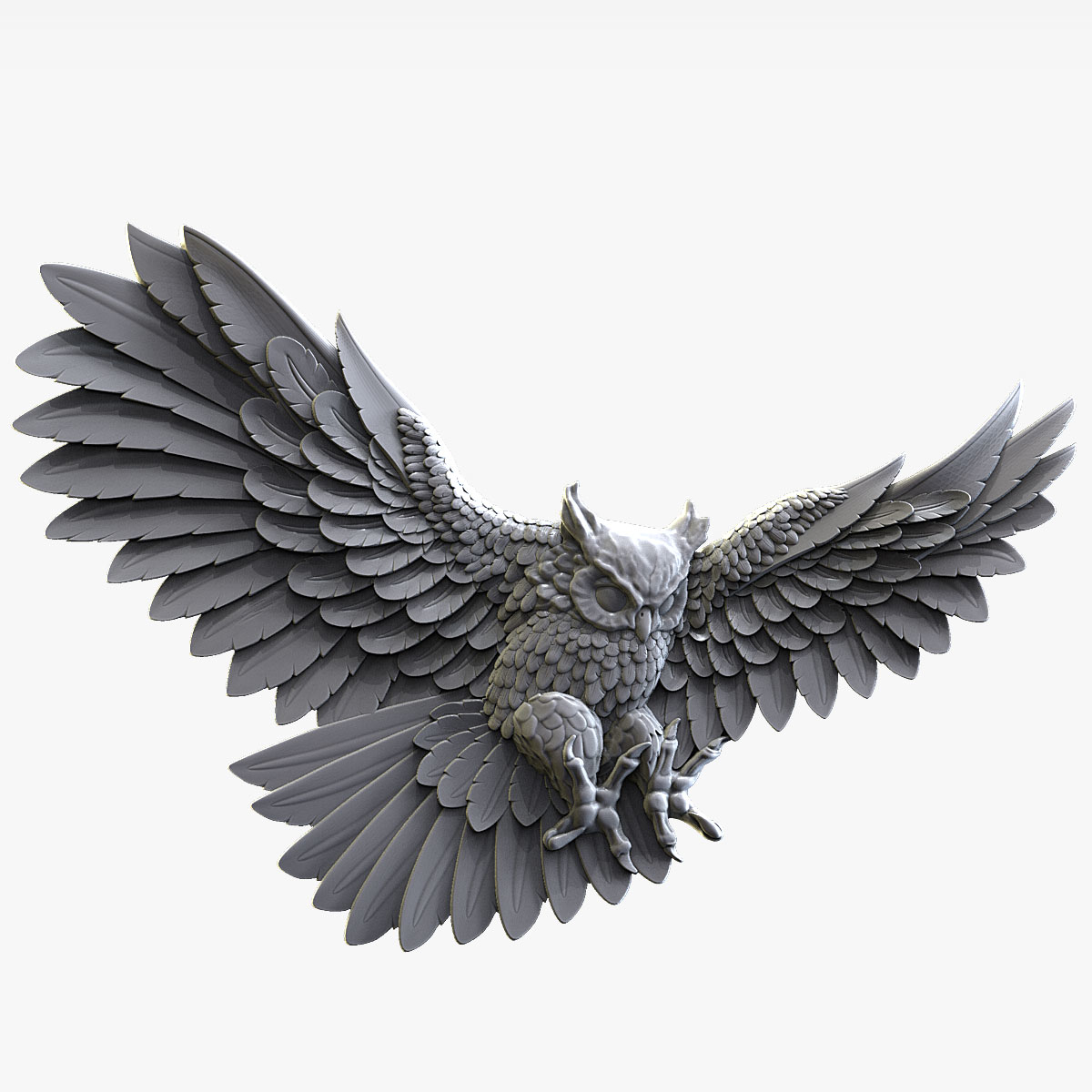 owl 3d model
