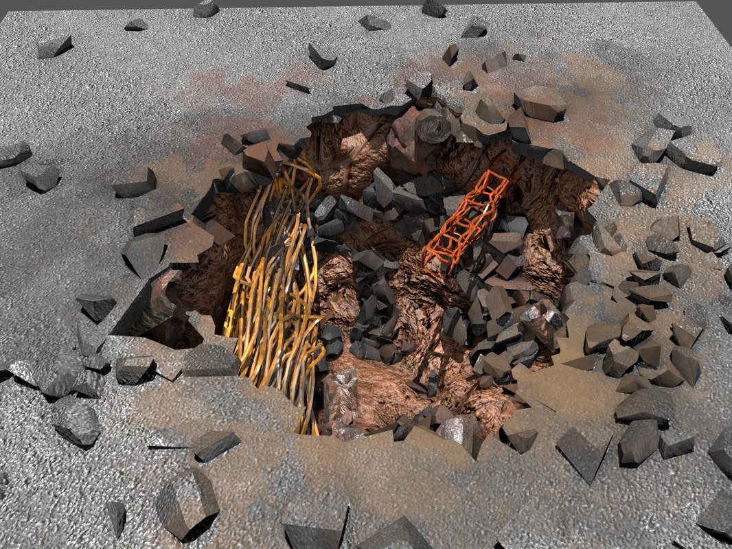 3D hole effects - TurboSquid 1348606