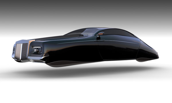 Retro rocket ship 3D model - TurboSquid 1257402