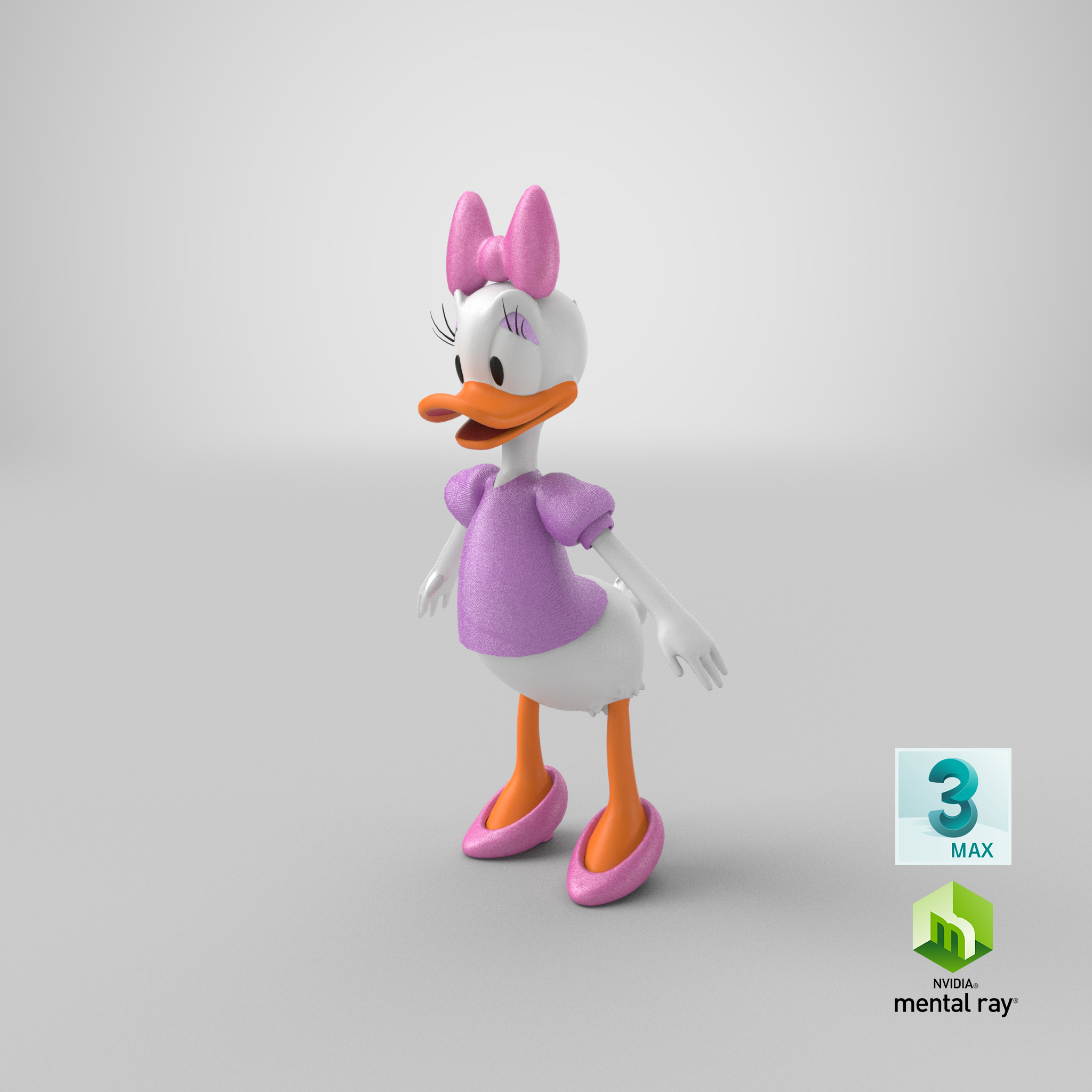 3d daisy duck