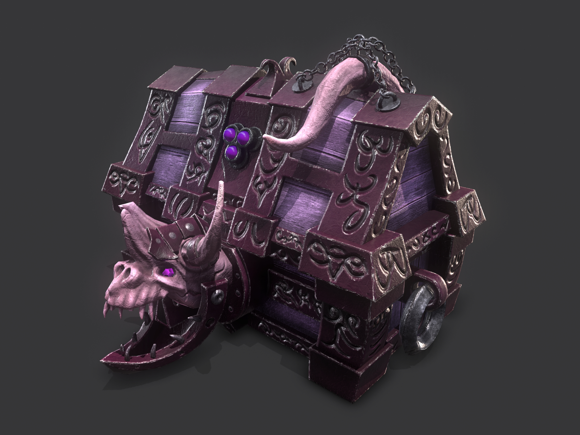 Fantasy-Truhe und Barren 3D-Modell - TurboSquid 1347111