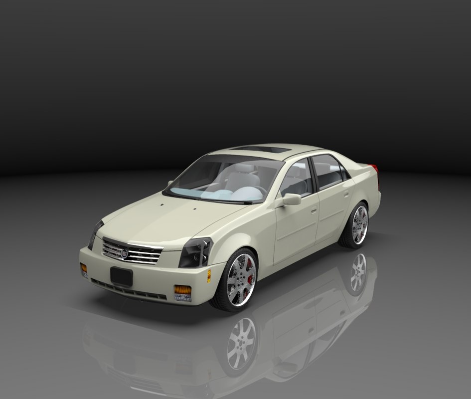 Cadillac cts 3D model - TurboSquid 1261035