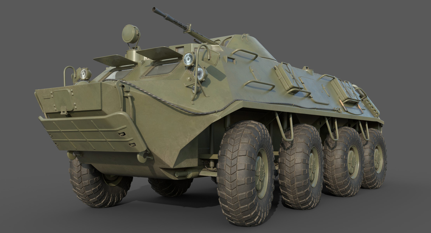 3D model soviet apc btr-60 60 - TurboSquid 1347579