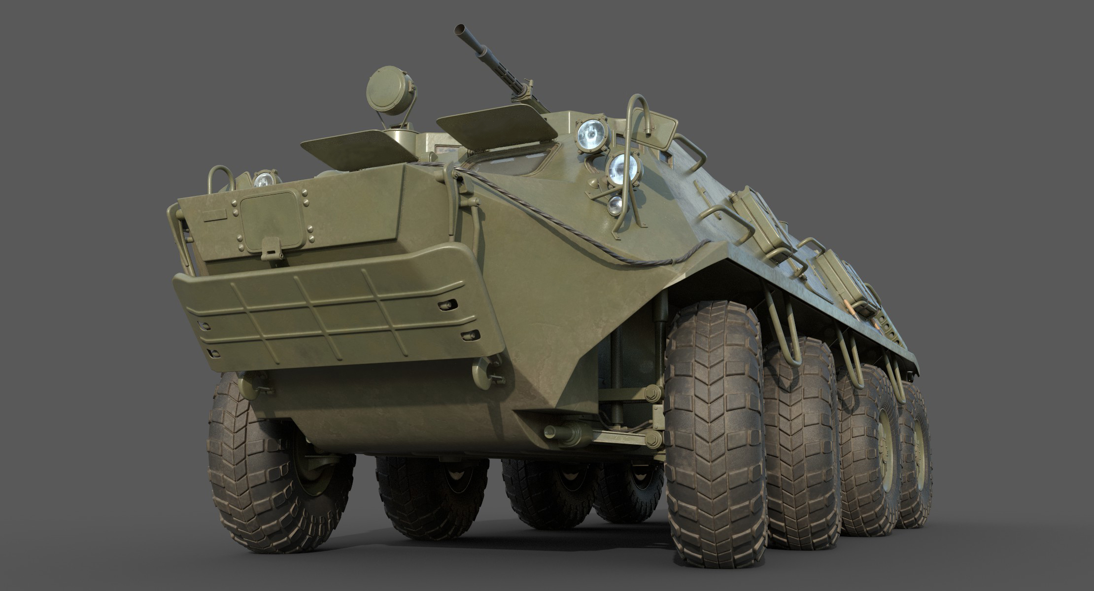 3D model soviet apc btr-60 60 - TurboSquid 1347579