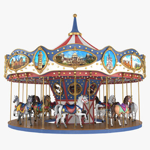 3D carousel base model - TurboSquid 1180139
