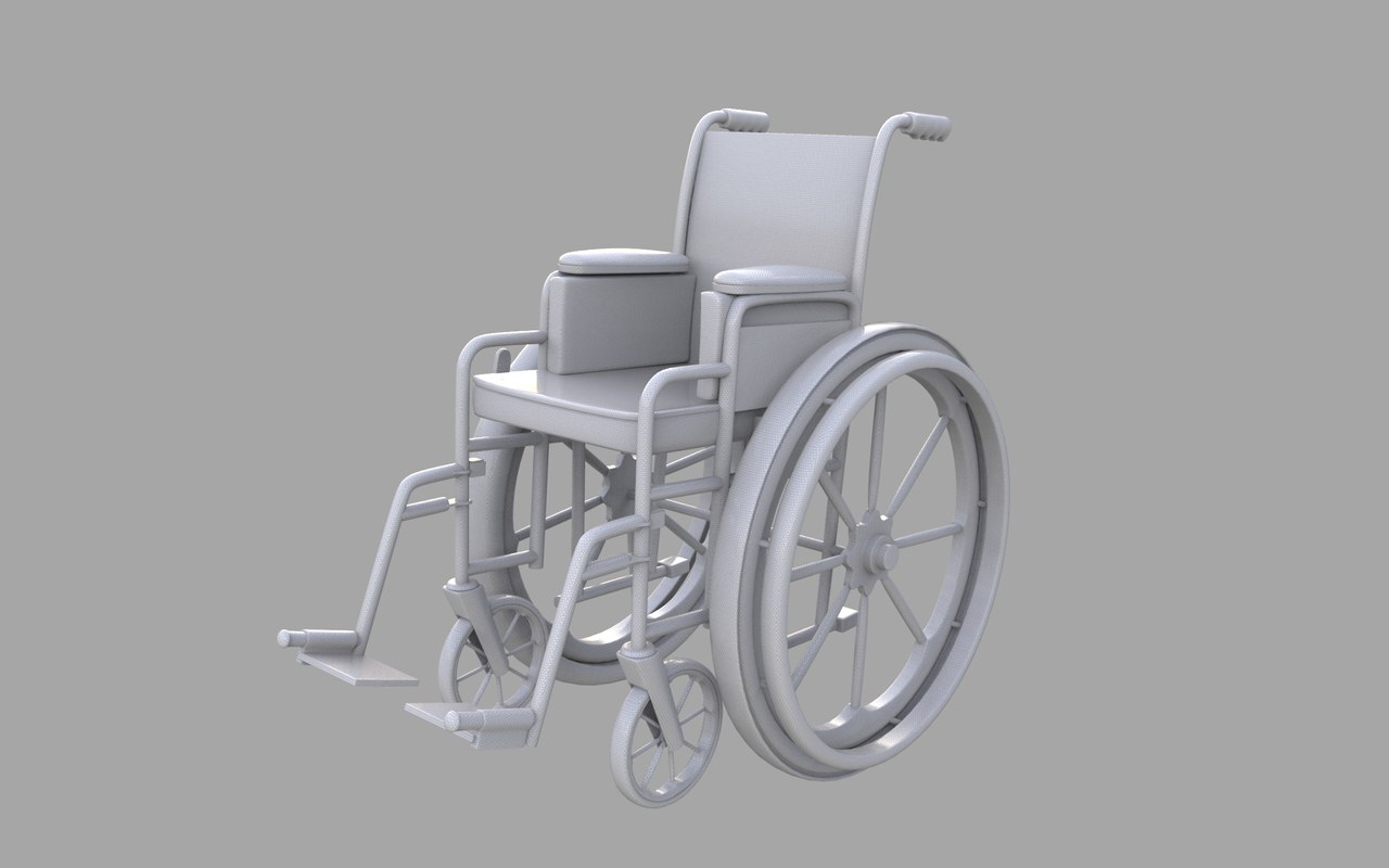 Wheelchair 3D - TurboSquid 1347234