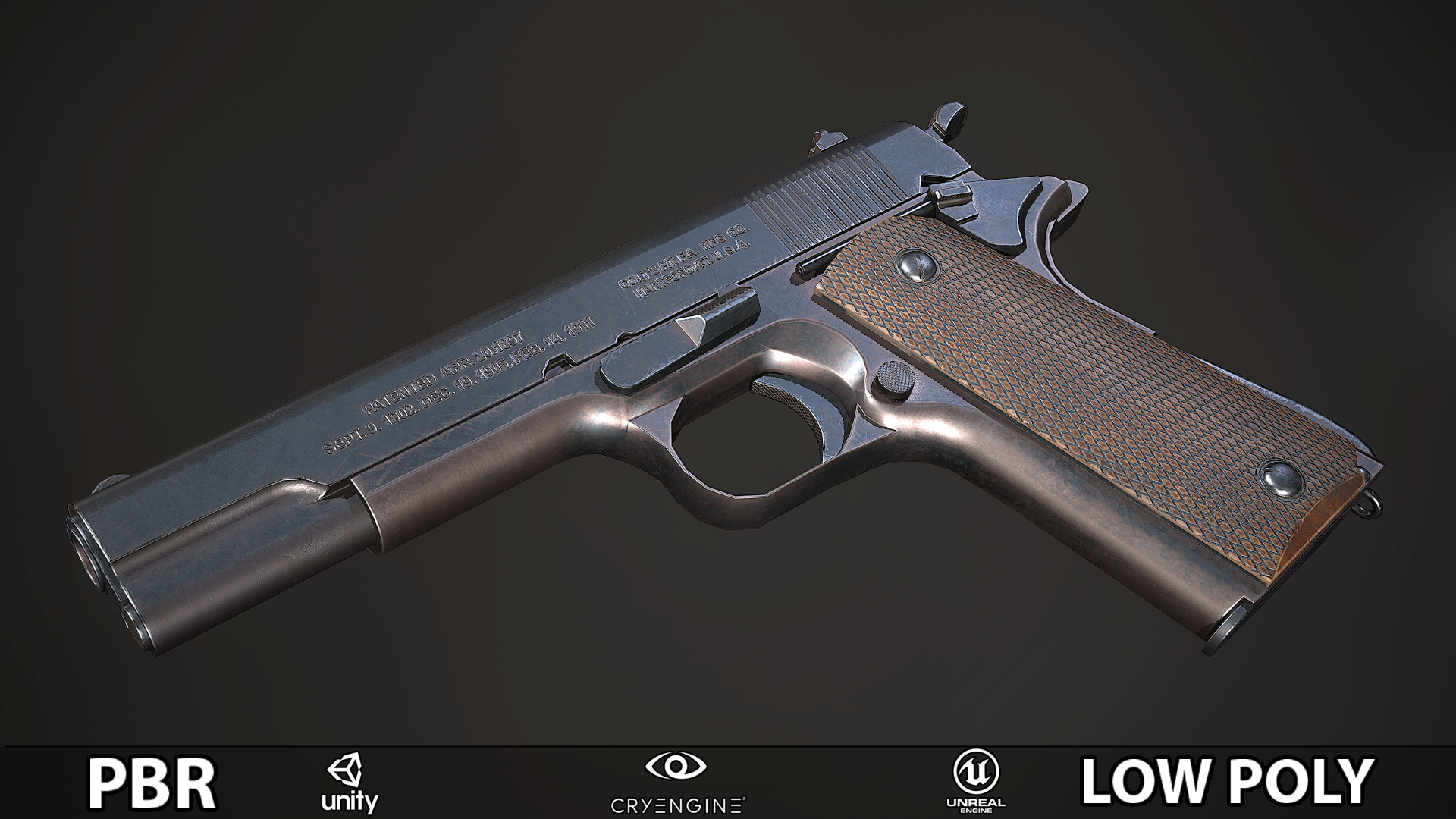 1911 colt ready 3D model - TurboSquid 1347302