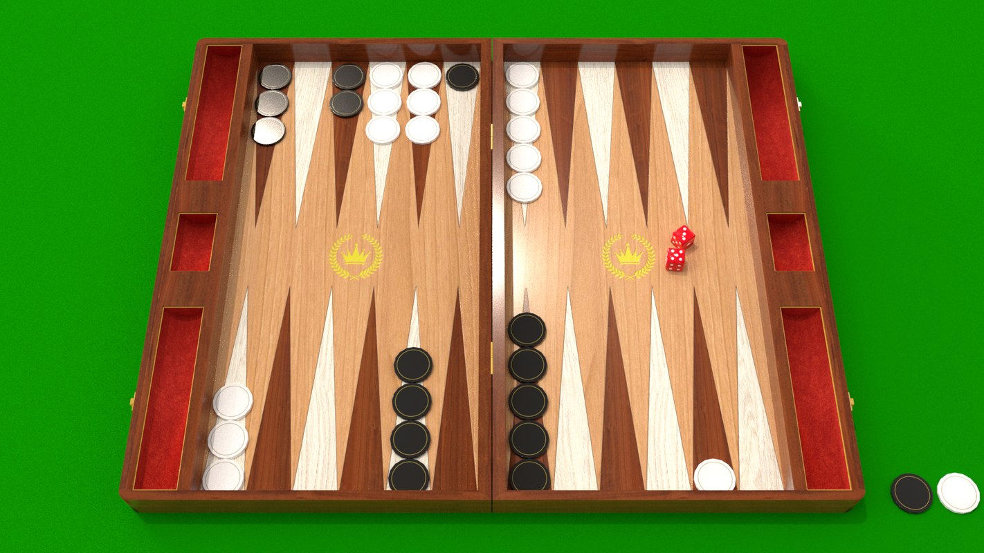 Backgammon baixo e alto modelo 3d poli Modelo 3D - TurboSquid 1347352