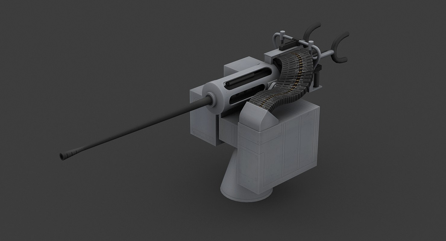3D m242 bushmaster - TurboSquid 1347409