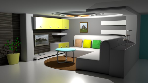 Living Room Maya Models for Download | TurboSquid