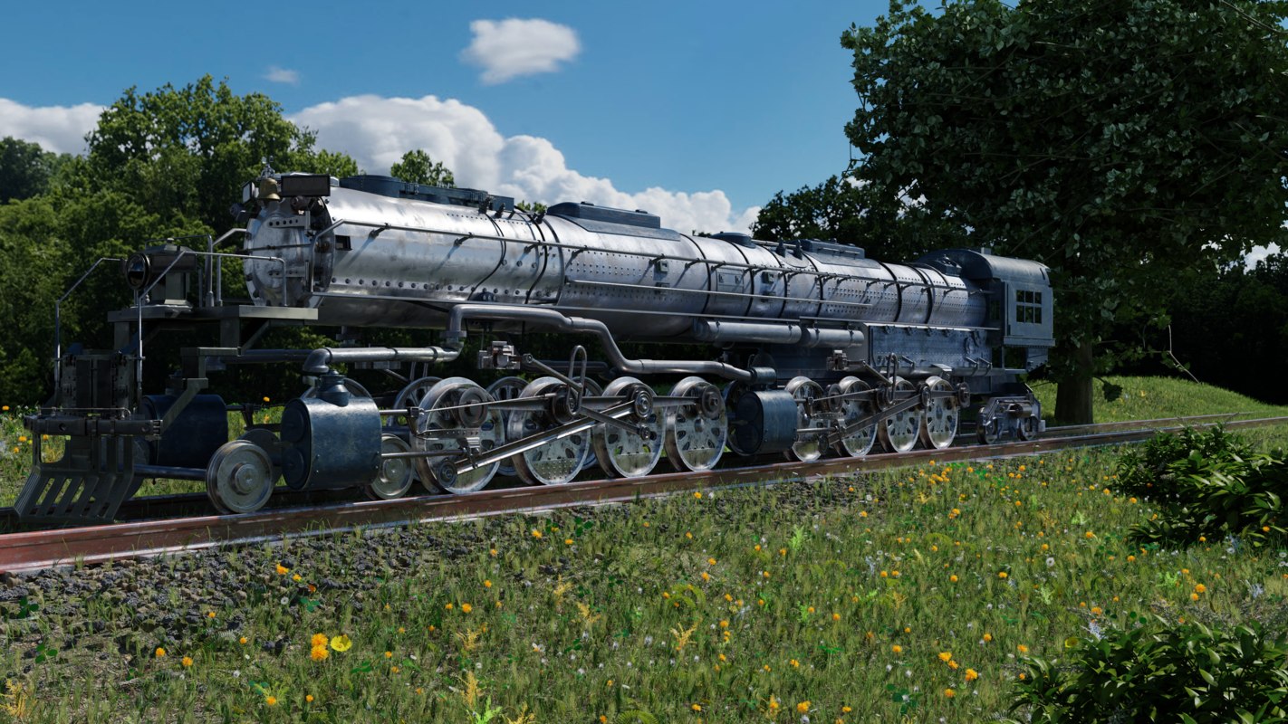 Train pbr model - TurboSquid 1347863
