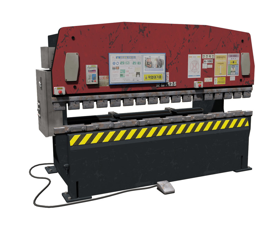 Bending machine 3D - TurboSquid 1348029