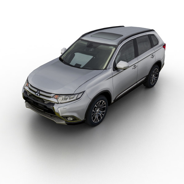 2017 mitsubishi outlander model - TurboSquid 1162435