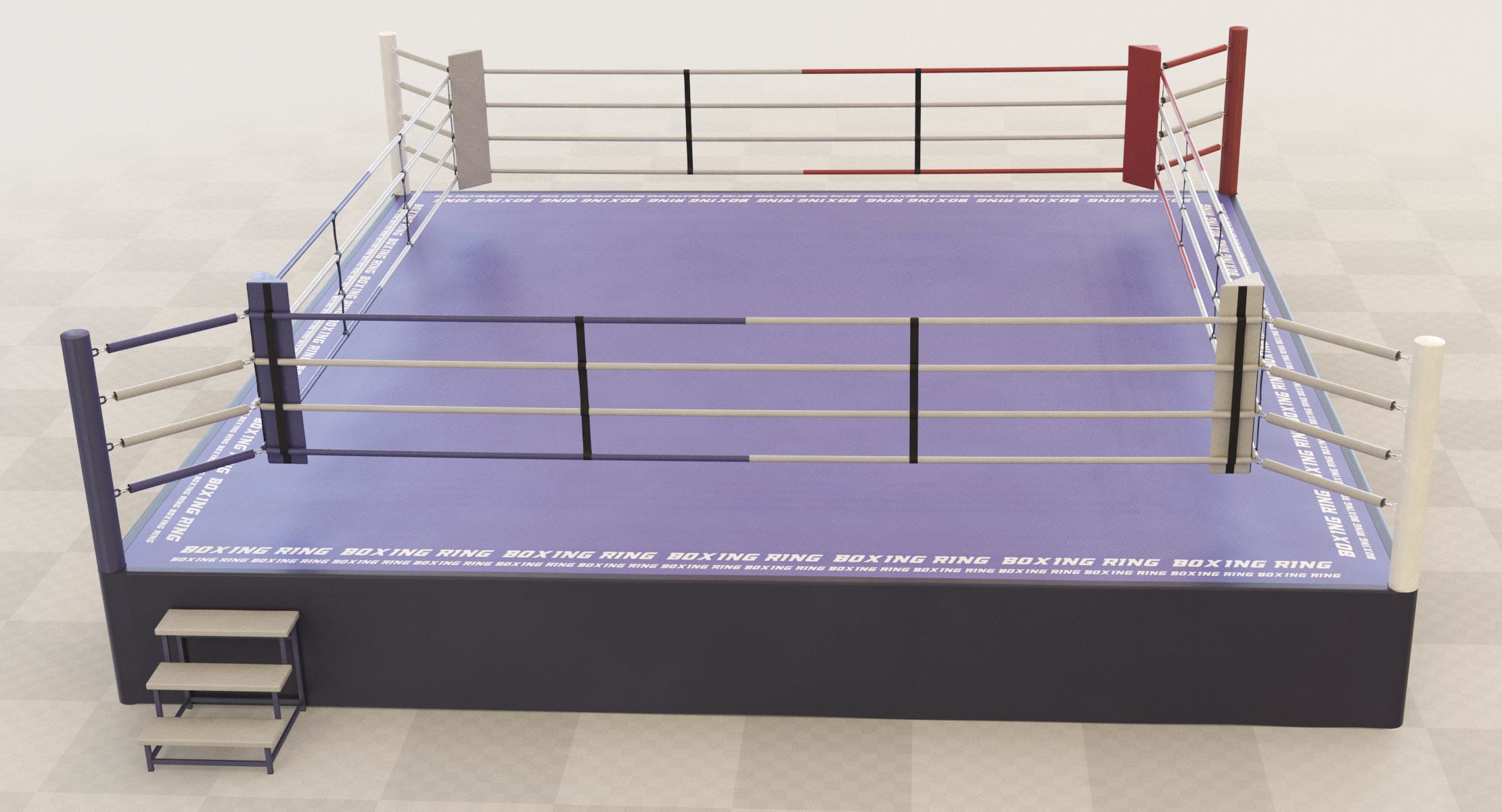 Boxing ring model - TurboSquid 1348241