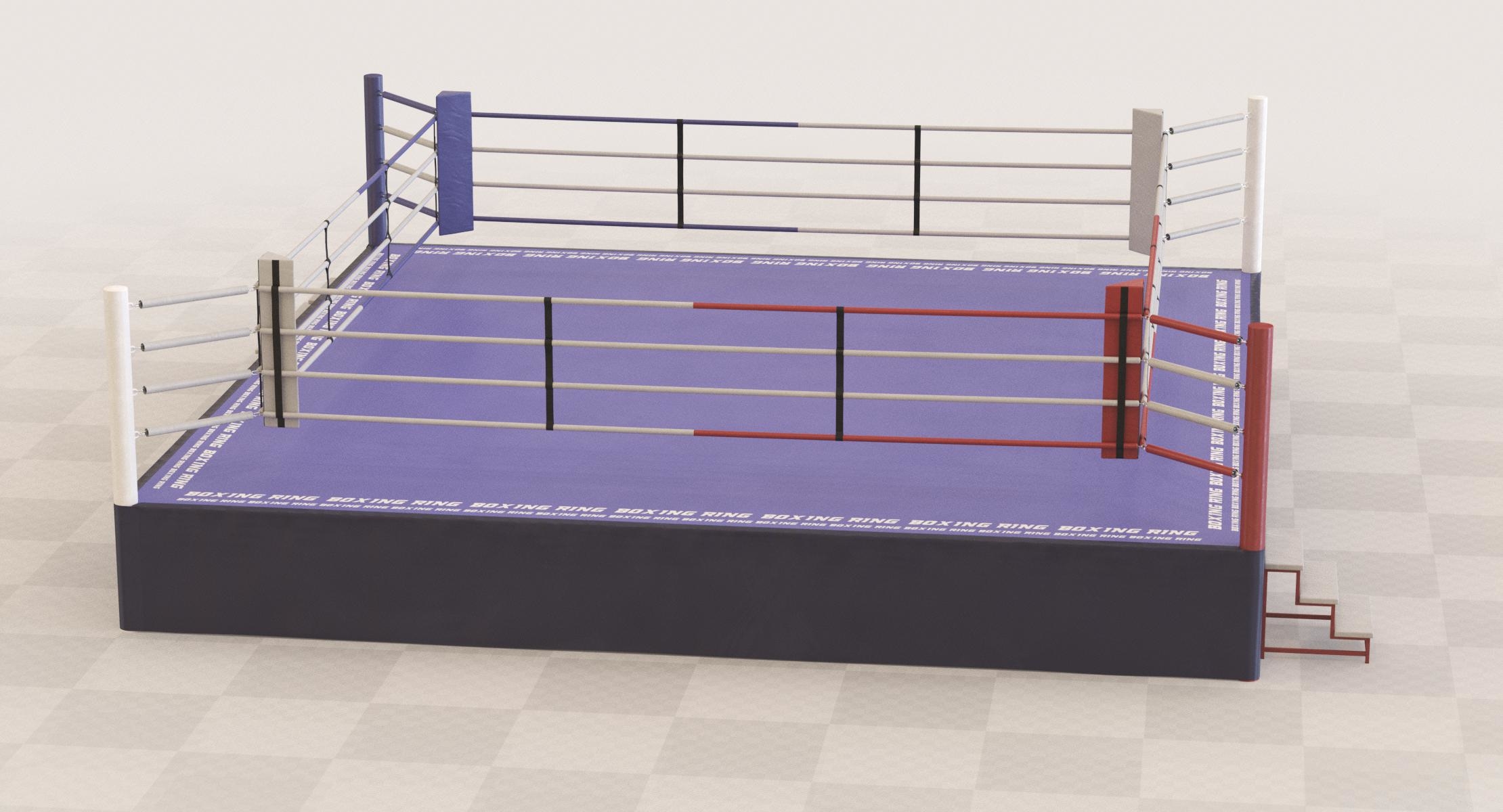 Boxing ring model - TurboSquid 1348241