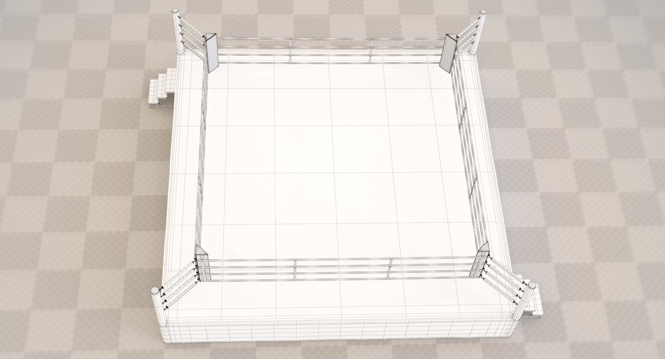 Boxing ring model - TurboSquid 1348241
