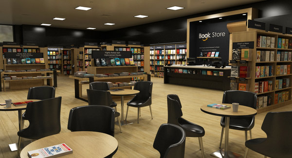 Book store model - TurboSquid 1348321